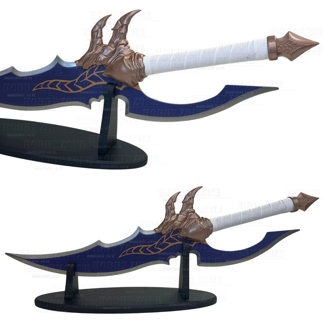Solo Leveling Venom Fang - Kasaka's Blade with Wooden Stand | Hobby Zone